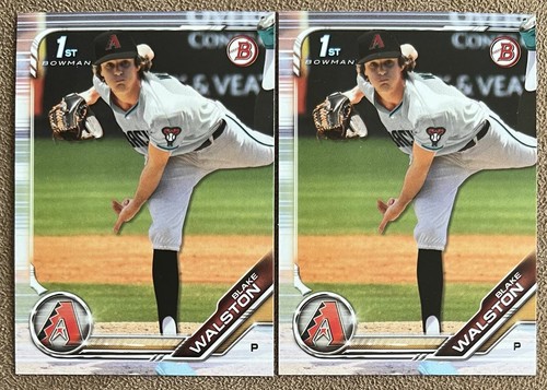 2019 Bowman Draft Baseball Lot x2 Blake Walston Arizona Diamondbacks # ...