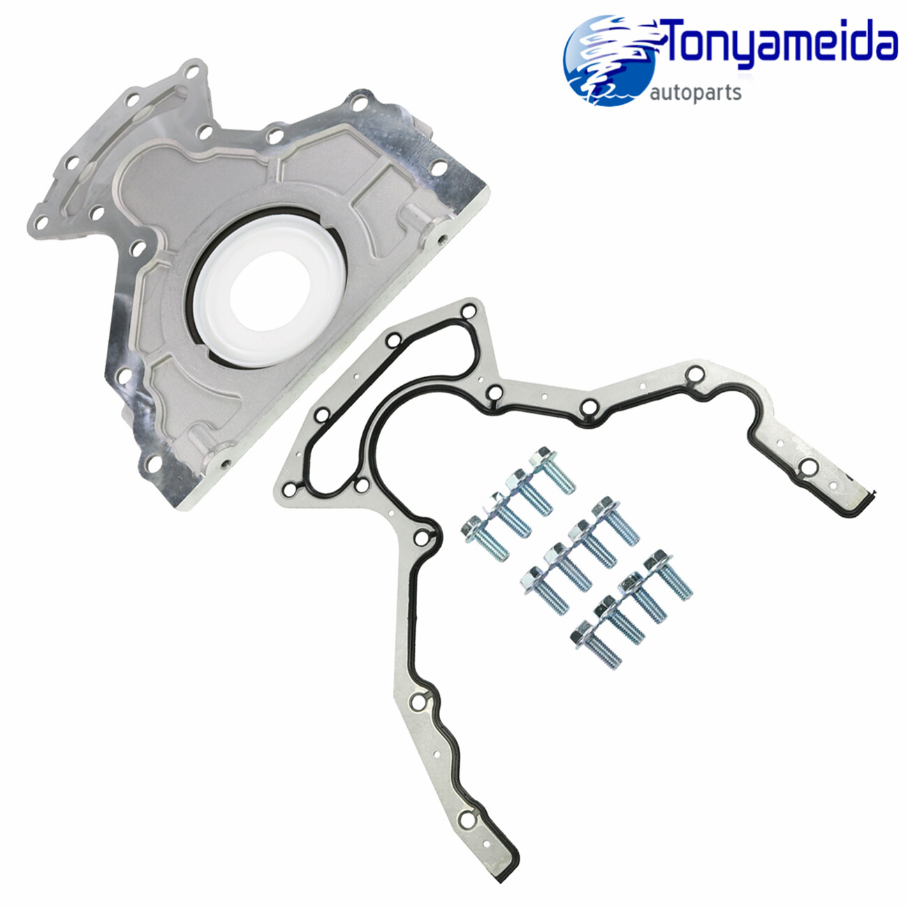 Brand New Rear Main Seal Kit 12633579 12639250 For Chevy GMC 4.8 5.3 6. ...