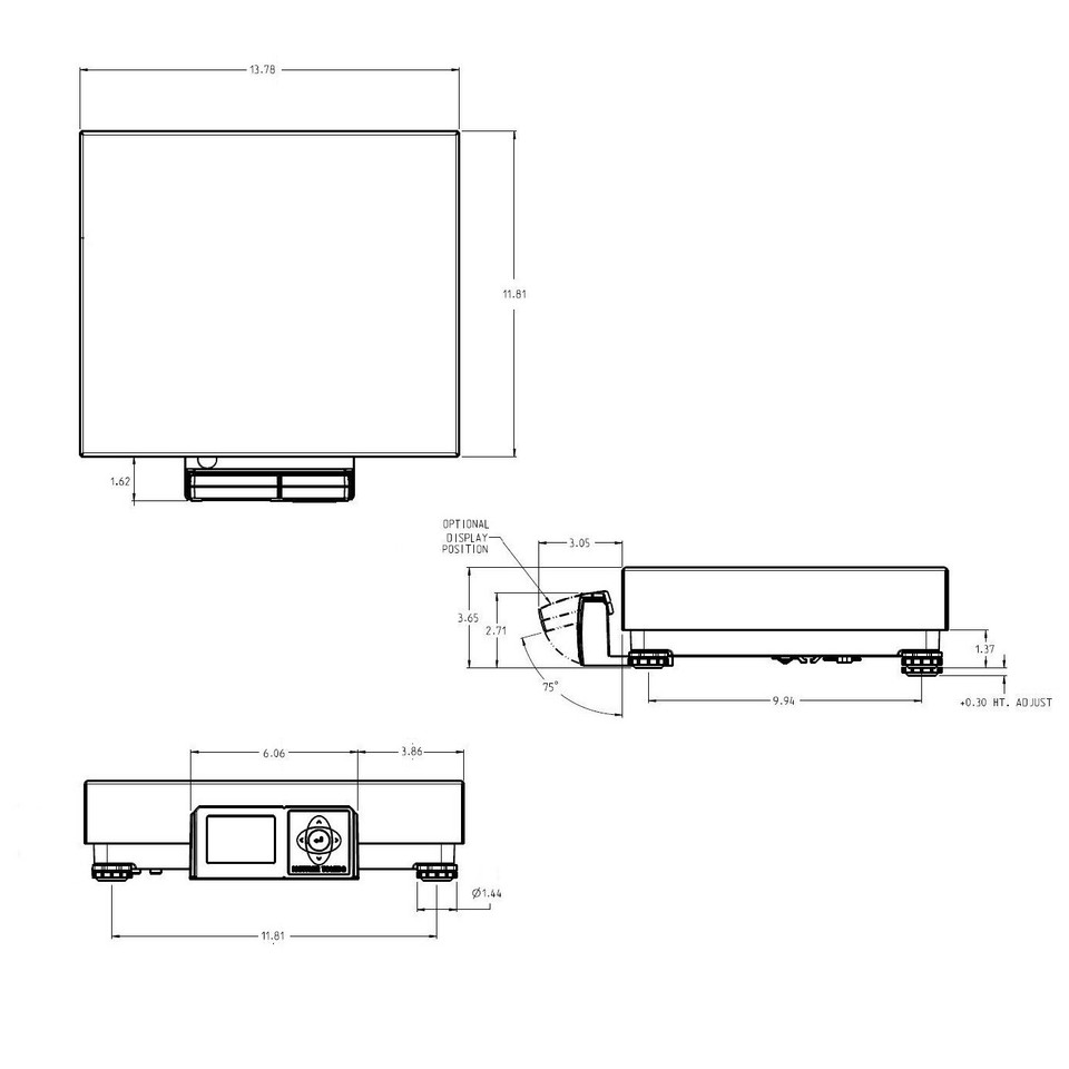 Mettler Toledo Post Mail Shipping Scale USB Powered 150Lb Max BCA-222 ...