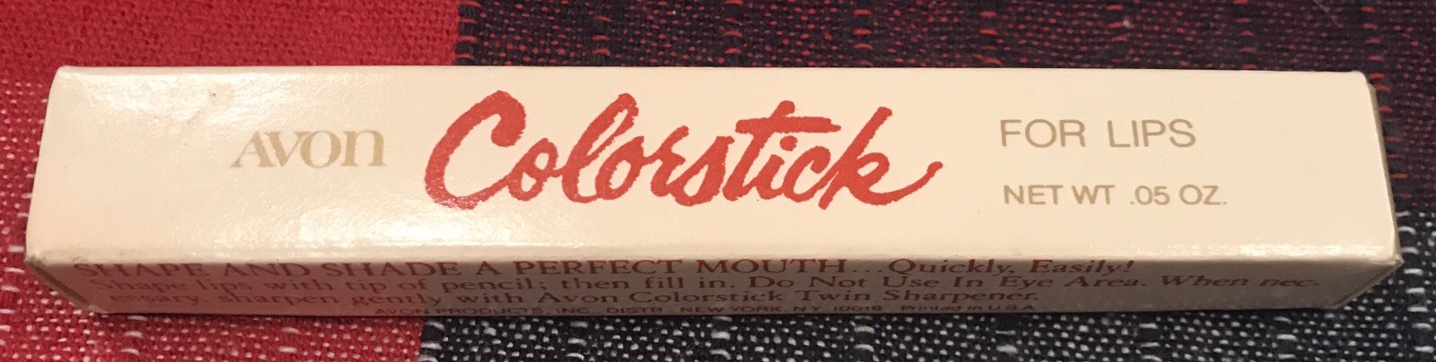 Vintage New Old Stock AVON Colorstick For Lips You Pick Your Color .05 ...