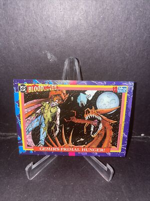 1993 SkyBox DC Bloodlines #13 Gemir's Primal Hunger Comic Trading Card ...
