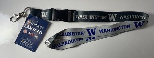 Washington Huskies Premium Lanyard Charcoal Edition Key Chain NWT | eBay
