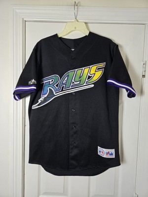 Vintage Tampa Bay Devil Rays Inaugural Season Jersey Black Men’s Size ...