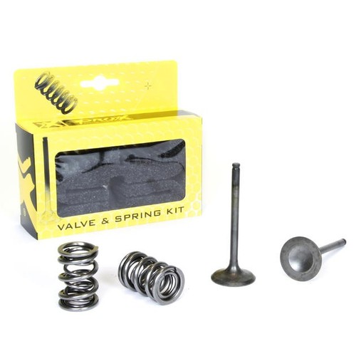 ProX Steel Intake Valve & Spring Kit for Kawasaki/Suzuki RM-Z250/KX250F ...