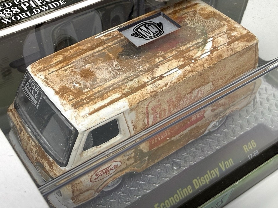 M2 Machines 1965 FoMoCo Ford Econoline CUSTOM Patina Van Pickup Die ...
