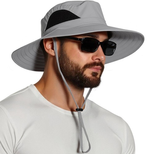 Best Brim Sun Hat, UPF 50 UV Protection Waterproof Packable Bucket Hat ...