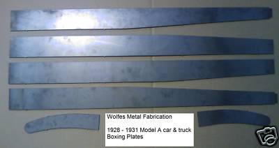 Model A Ford Frame, 3/16" Easy Weld Boxing Plates 28-31 | eBay