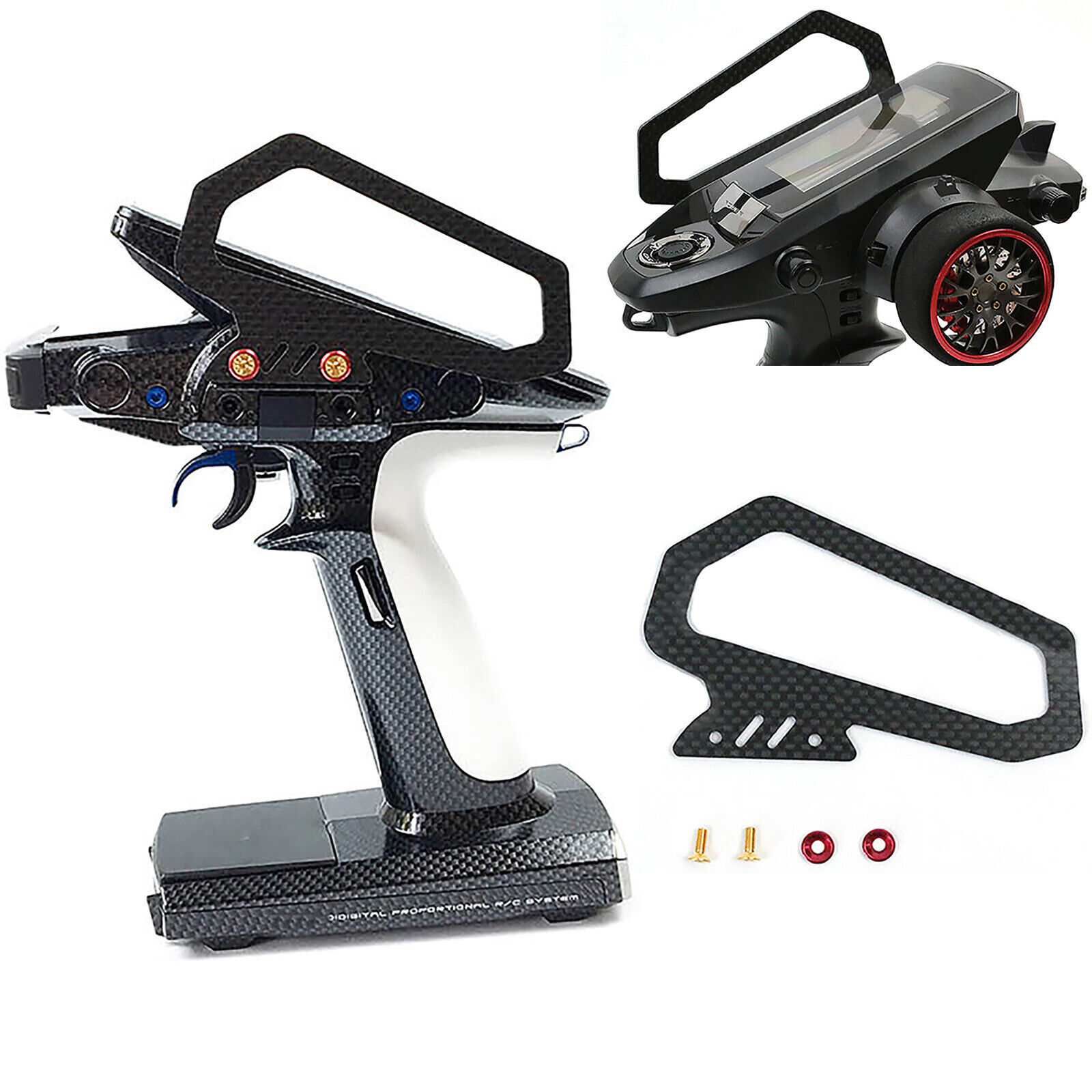 Portable Carbon Fiber Carry Handle for Futaba 7px 4pm Remote Controller ...