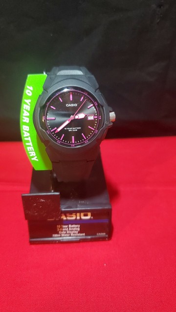 Casio Lx610-1a2v Unisex Black Resin Band Date 100 Meter Watch for sale ...