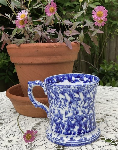 Antique 19th Century Llanelly Pottery Spongeware Mug | eBay UK