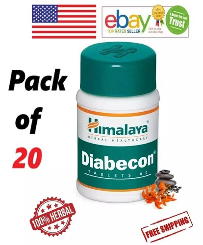 20 x Diabecon Herbal Ayurvedic 60 Tablets Free Shipping | eBay