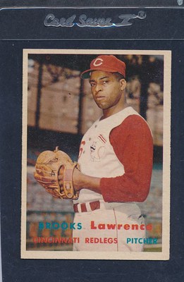 1957 Topps #066 Brooks Lawrence Reds EX/MT 57T66-111315-2 | eBay