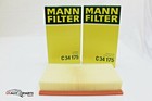 SET OF 2 MANN - Air Filter - C34175 - Mercedes E300 E320 - | eBay