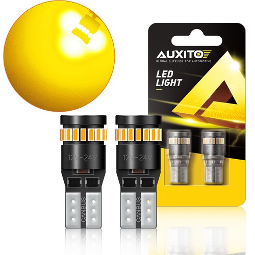 Canbus Light LED 192 Bulbs 168 194 T10 Amber 3000K Error Free Side ...