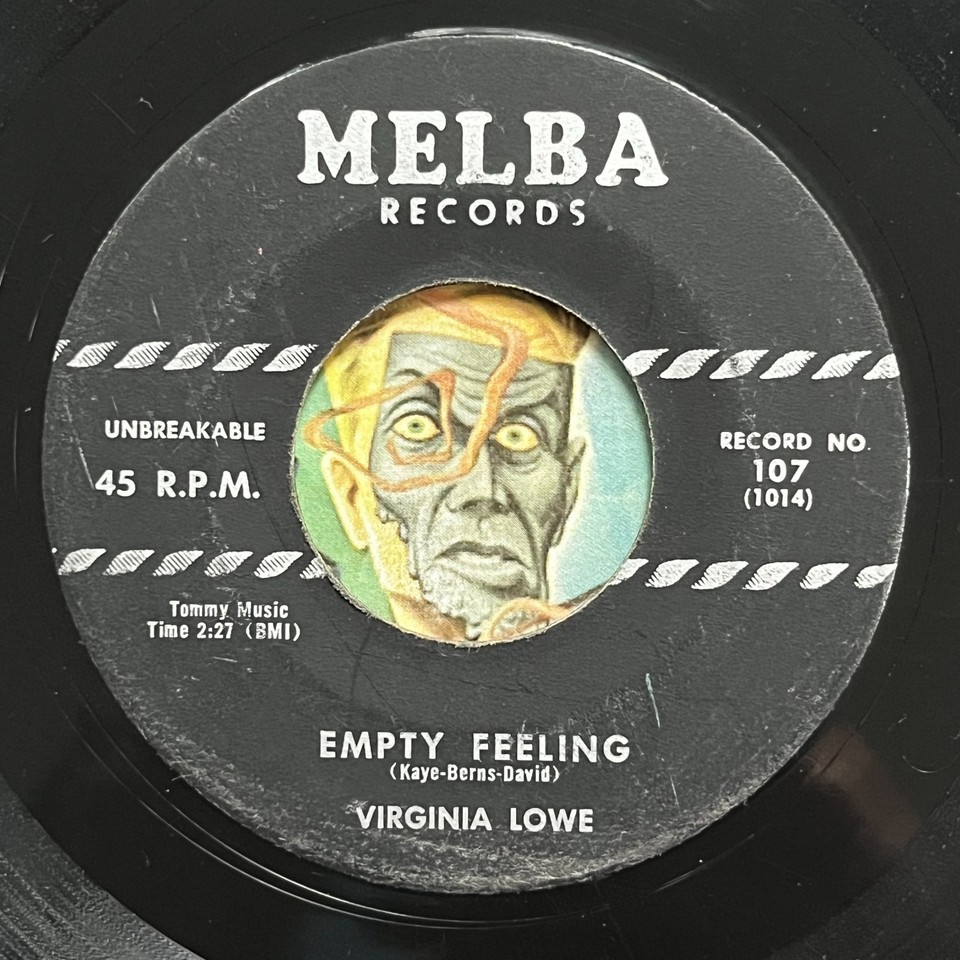 HEAR Virginia Lowe 45 I'm In Love With Elvis Presley / Empty teen ...