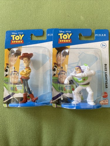Toy Story Woody & Buzz Lightyear Micro Collection Figures Disney Pixar ...