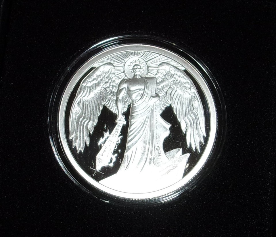 2021 1 oz SWORD OF TRUTH PROOF .999 SSG SILVER SHIELD 777 ROUND COIN | eBay