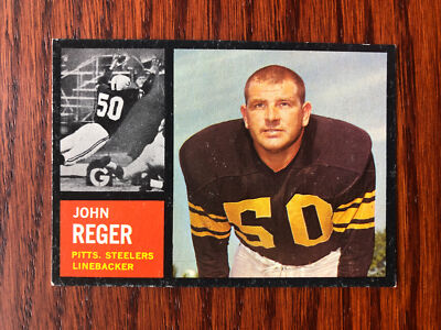 1962 TOPPS FOOTBALL JOHN REGER #135 SP PITTSBURGH STEELERS | eBay