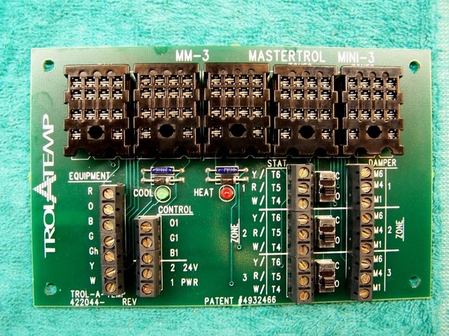 Honeywell TROL-A-TEMP 422044 Mastertrol Mini-3 MM-3 Zone Board for sale ...