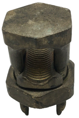 S500 PENN-UNION USED 250-500 MCM COPPER ALLOY SPLIT BOLT CONNECTOR USED ...