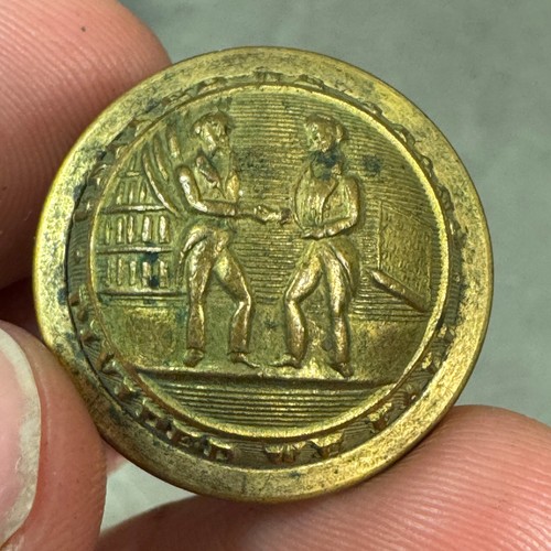 Civil War Staff Type State Of Kentucky Seal Confederate Button HORSTMAN ...