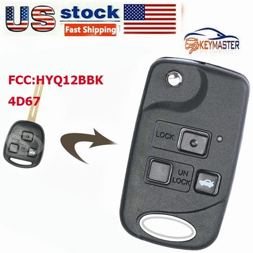 Upgraded Remote Key Fob for Lexus ES330 LS430 SC430 2001-2010 HYQ12BBK ...