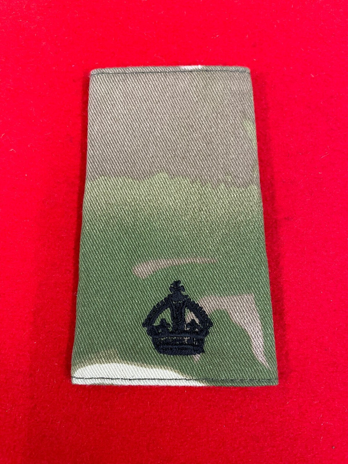 Pair of Quality New Style Kings Crown Officers Olive or MTP Combat Rank ...