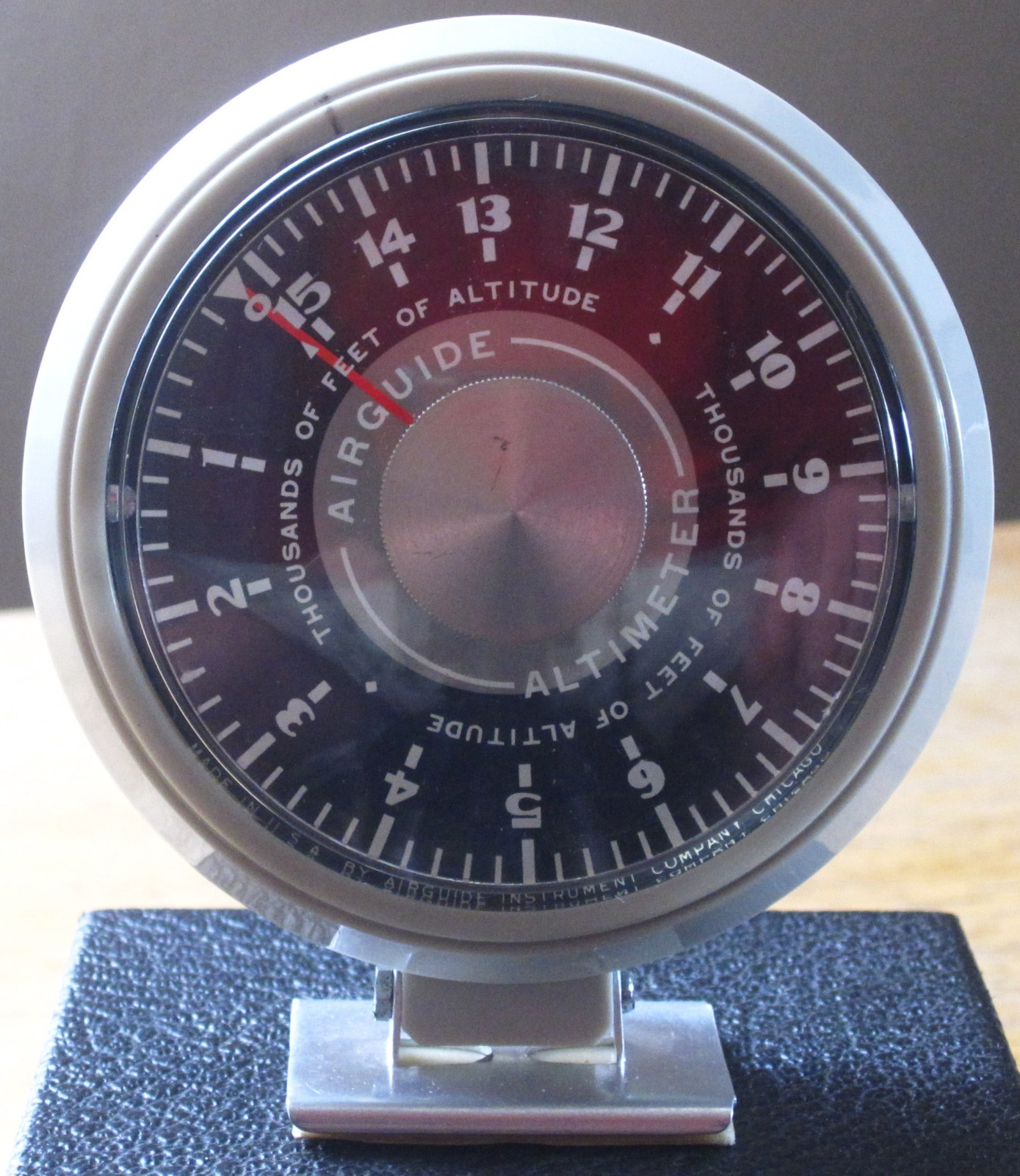 AIRGUIDE VINTAGE ALTIMETER, MODEL 608C, 0-15,000 FEET, MADE IN USA | eBay