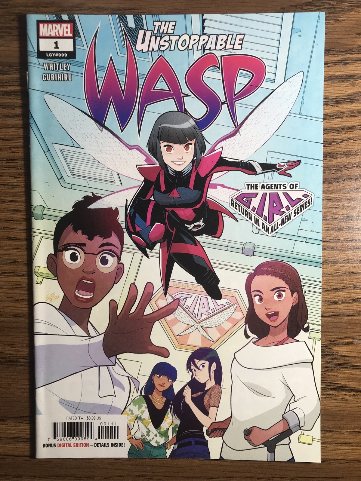 THE UNSTOPPABLE WASP 1 NM/NM+ Gurihiru Cover Jeremy Whitley MARVEL ...