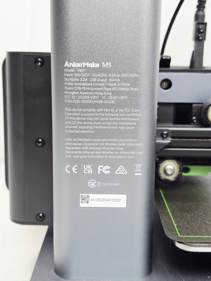 AnkerMake M5 FDM 3D Printer w/ AI Camera - 5X Faster 7×7 Auto-Leveling ...