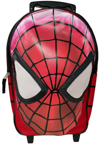 Kids Rolling Spiderman Suitcase Spider-man Luggage w/ Wheels 16"Hx10 ...