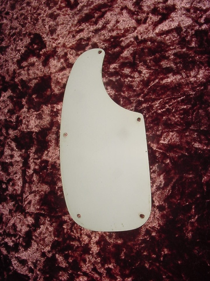 NOS VINTAGE FLATTOP ACOUSTIC GUITAR PICKGUARD / WHITE / HARMONY / KAY ...