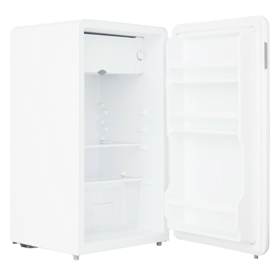 Cookology Retro Fridge 49cm Under Counter 93L & Chiller Box - White ...