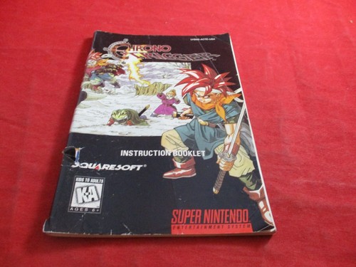 Chrono Trigger Super Nintendo SNES Instruction Manual Booklet ONLY #J1 | eBay