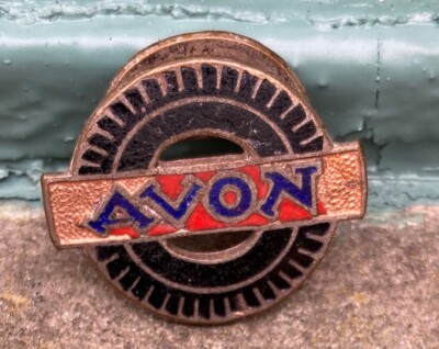 AVON TYRES TIRES PROMOTIONAL ENAMEL LAPEL BADGE VINTAGE ORIGINAL | eBay