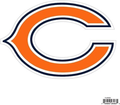 Chicago Bears Logo Die Cut Magnet 7x4 Inches Inches NEW NFL Free ...