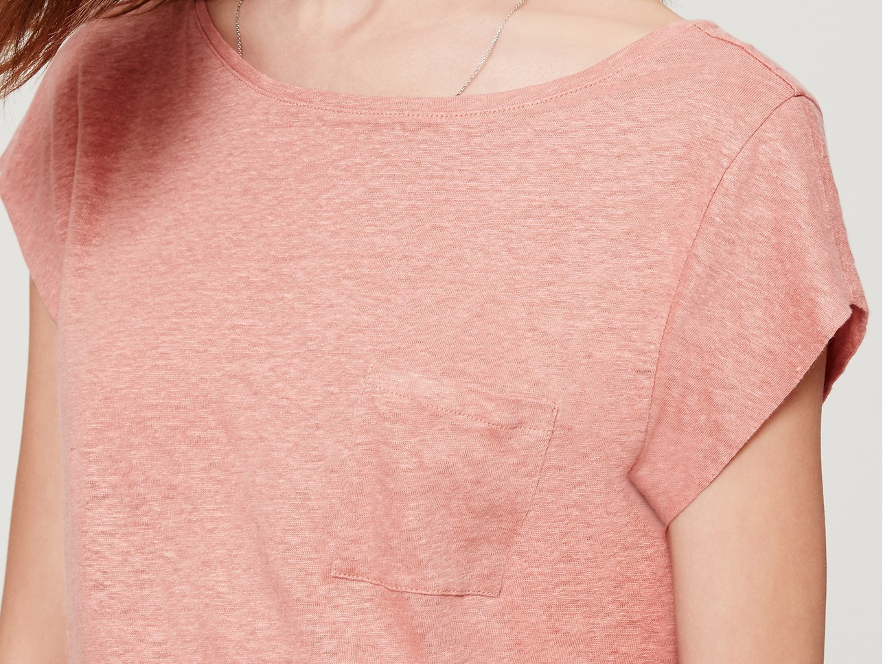 Ann Taylor LOFT Linen Pocket Tee Size Small, Medium, X-Large NWT ...