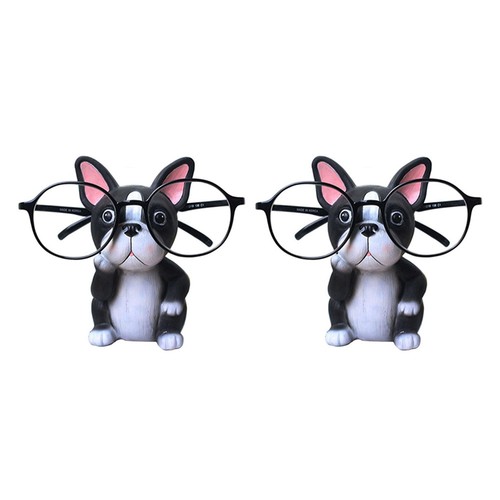 2X Puppy Dog Glasses Holder Stand Eyeglass Retainers Sunglasses ...