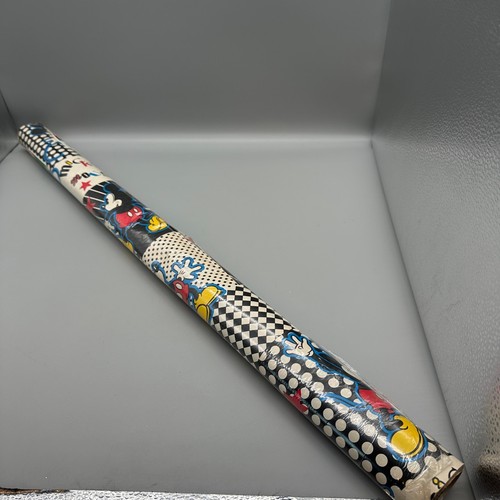 Vintage 1990s Mickey Mouse Wrapping Paper new old stock 60 sq feet Cleo ...