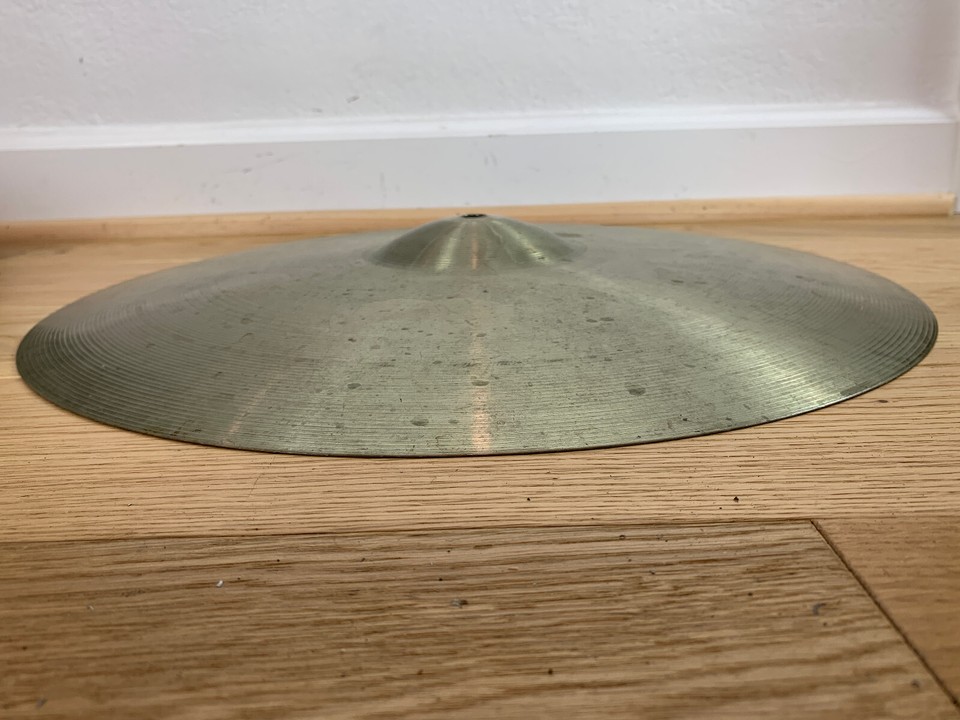 AUDIO Sample PAISTE 101 18" CRASH CYMBAL Nickel Silver 70s 80s Vtg ...