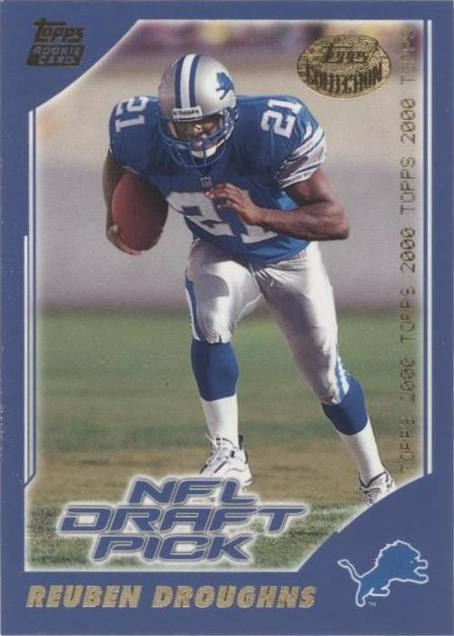 2000 Topps - NFL Draft Pick Reuben Droughns #384 Topps Collection (RC ...