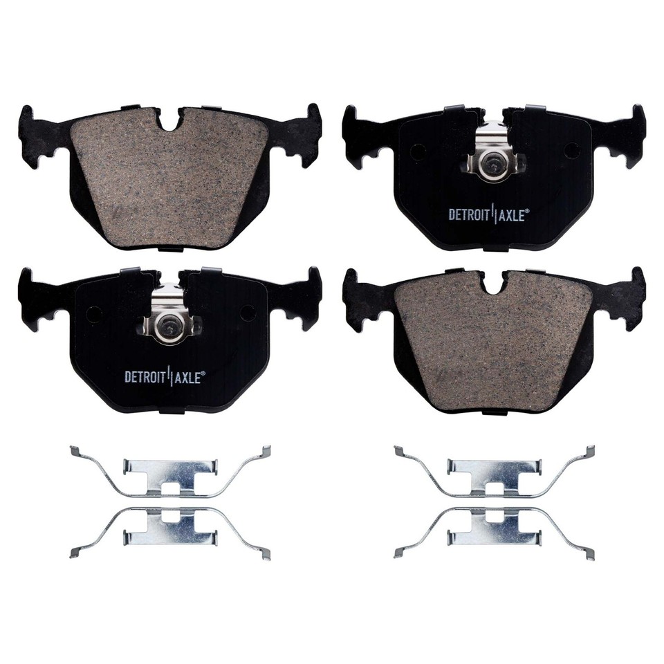 Rear Disc Brake Rotors Ceramic Pads for 2000 2001 2002 - 2004 BMW X5 3 ...