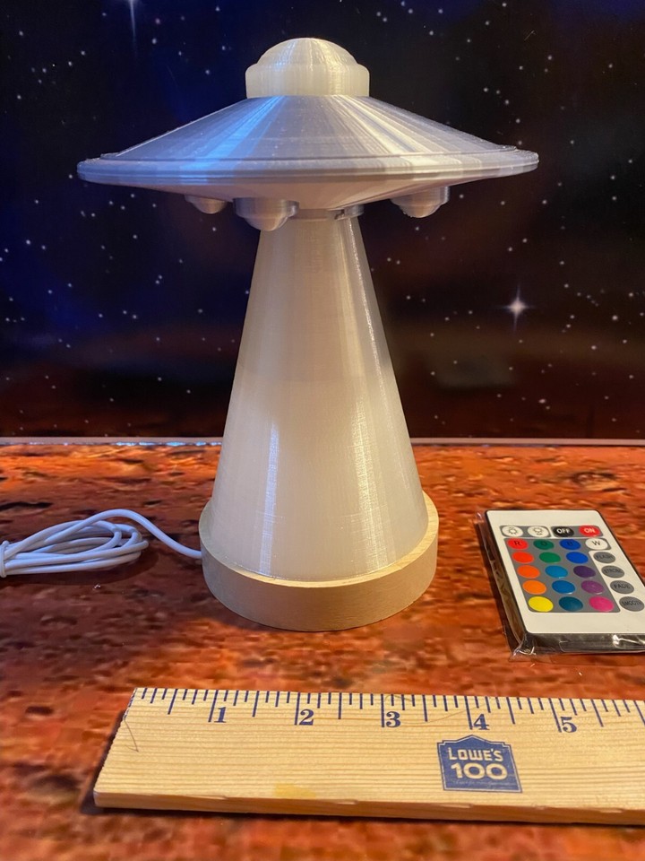 UFO Desk Lamp,Alien Desk Lamp,Space Ship Lamp,Alien Lamp,X Files, | eBay