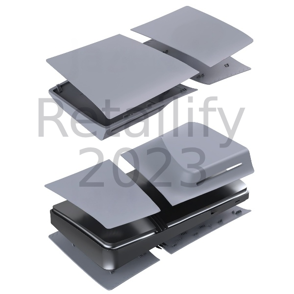 PS5 PRO Cover Plate | Retro Grey 30th Anniversary Edition | Faceplate ...