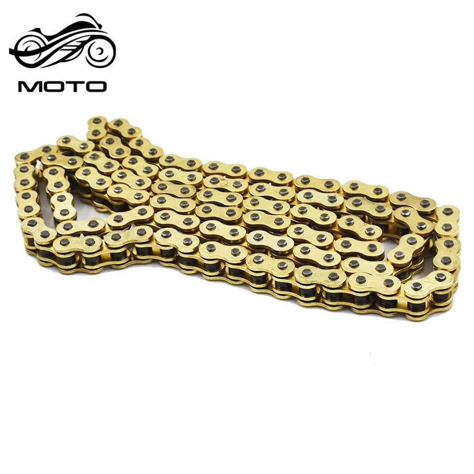 Drive Chain Gold Color 520 x114 ATV Motorcycle 520 Pitch With O-Ring ...