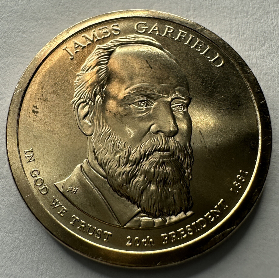 2011-P James Garfield Presidential $1 Dollar Coin from US Mint Set | eBay