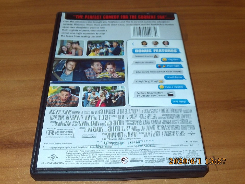 Blockers (DVD, 2018, Widescreen) John Cena | eBay