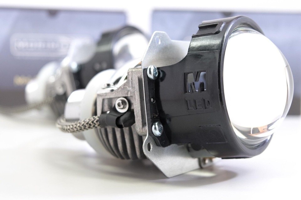 2X Morimoto M LED MLED - Custom Projector Retrofit - H4 Bi-LED ...