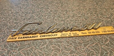 Vintage Ford Fairlane 500 Script Car Emblem Chrome Metal 1960’s ...