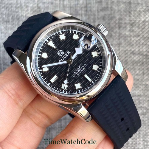 Bliger Automatic Watch for Men 36mm or 39mm NH35 Sapphire Crystal Auto ...